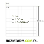 Hektar (ha) ile to m2 - kalkulator ha m2 - rozmiary.com.pl