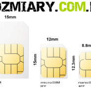 Rozmiary kart sim - wymiary nano sim, micro sim - rozmiary.com.pl