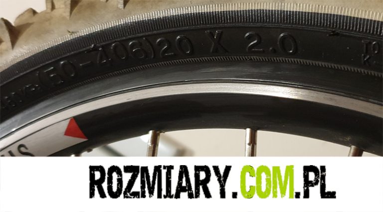 Rozmiary opon rowerowych - jak dobrać? Jak odczytać? - rozmiary.com.pl