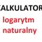 Kalkulator logarytm naturalny | rozmiary.com.pl